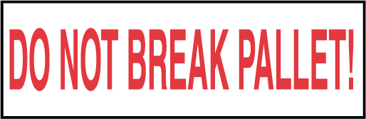 Stock Printed Tape - DO NOT BREAK PALLET! - 2 Case Min.: PressLabel.com ...